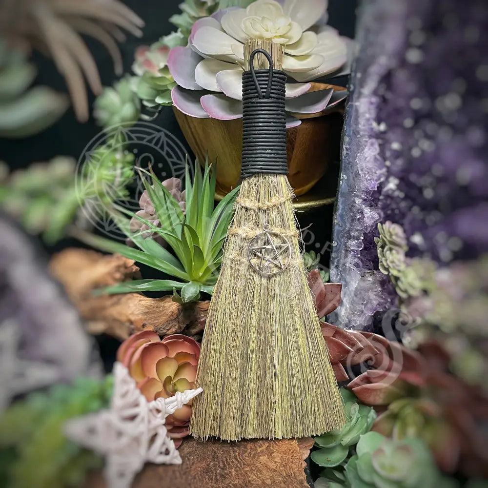 Pentacle - Wicca - Broom – DFW Crystals
