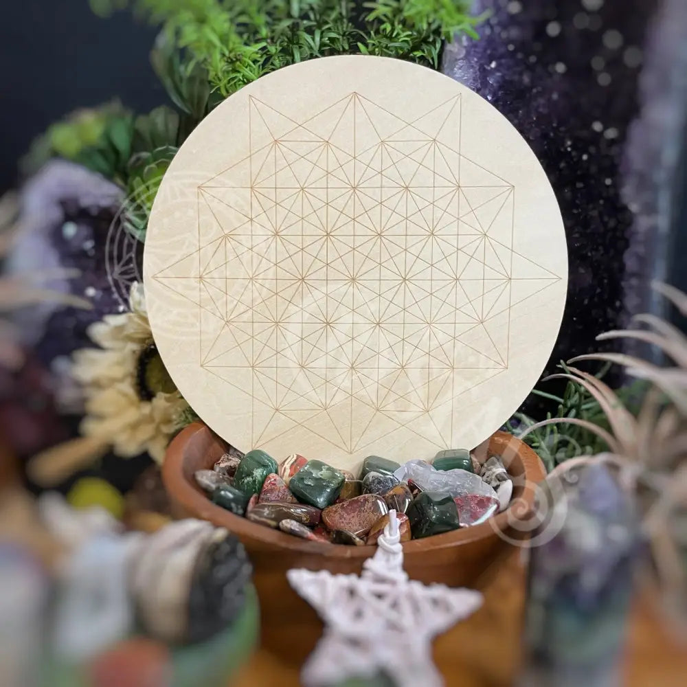 Tetrahedron - 7.75" - Grid – DFW Crystals